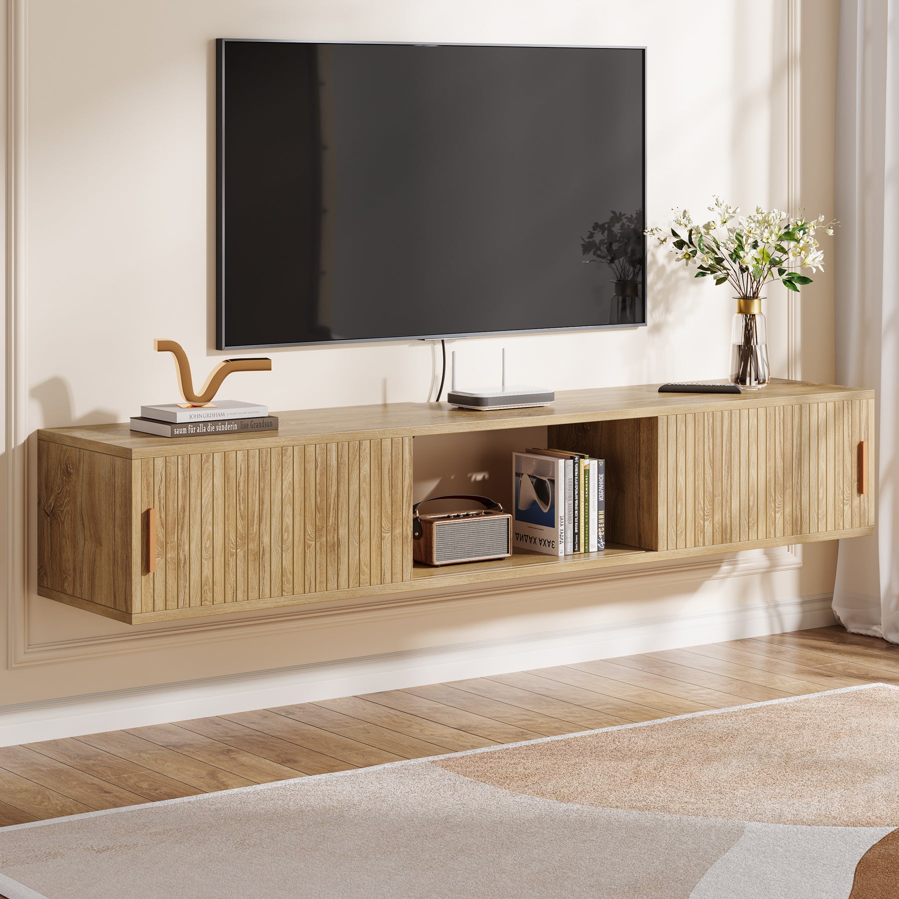 grayson large tv stand