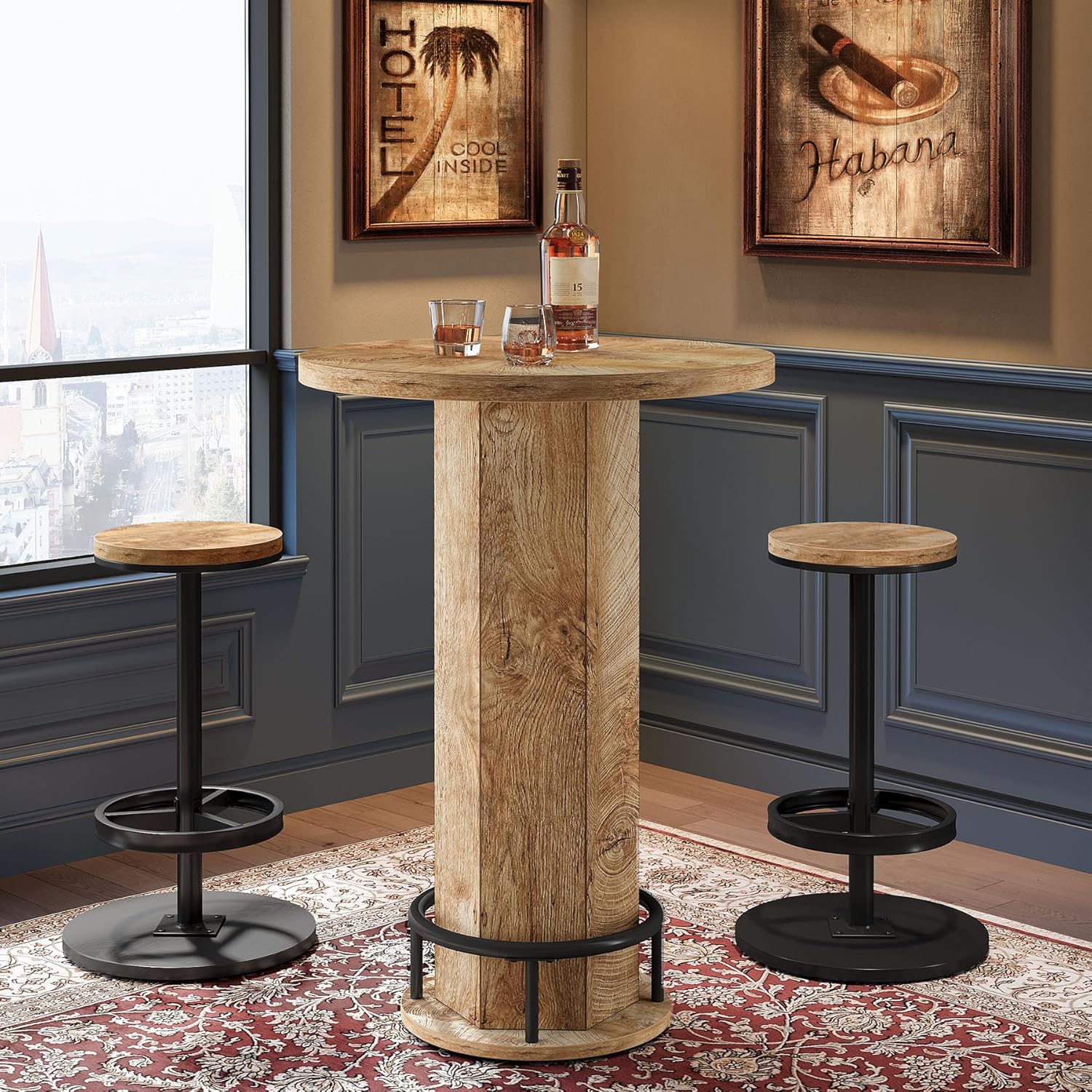 tall barstool table