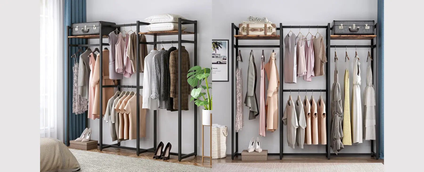How to Organize a Small Closet With Lots of Clothes?-Tribesigns