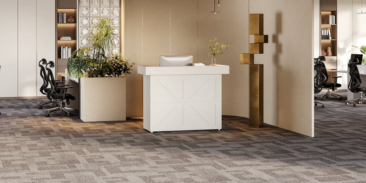 Tribesigns Reception Desk Stands Out at High Point Market