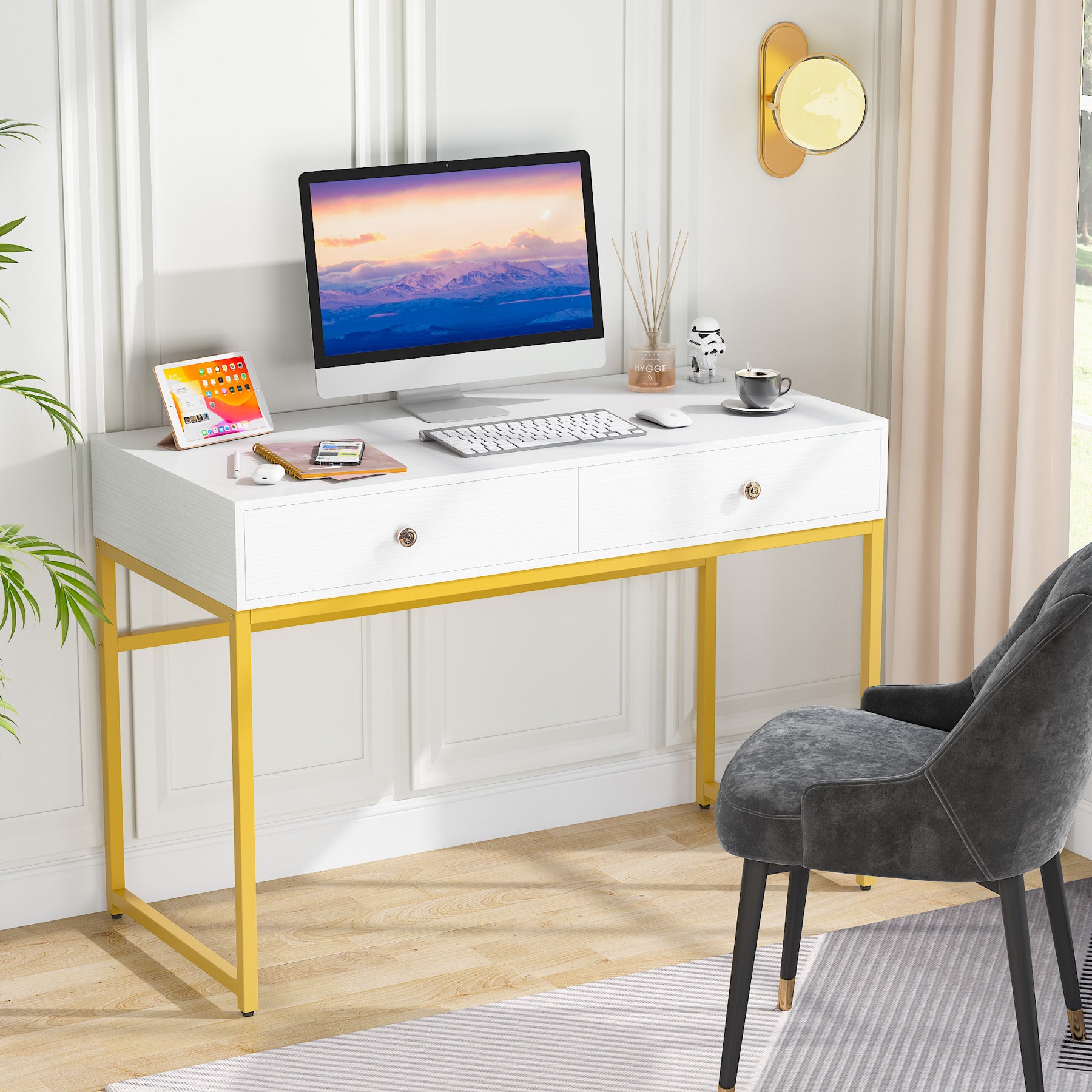 Desks With Drawers - Tribesigns-Tribesigns