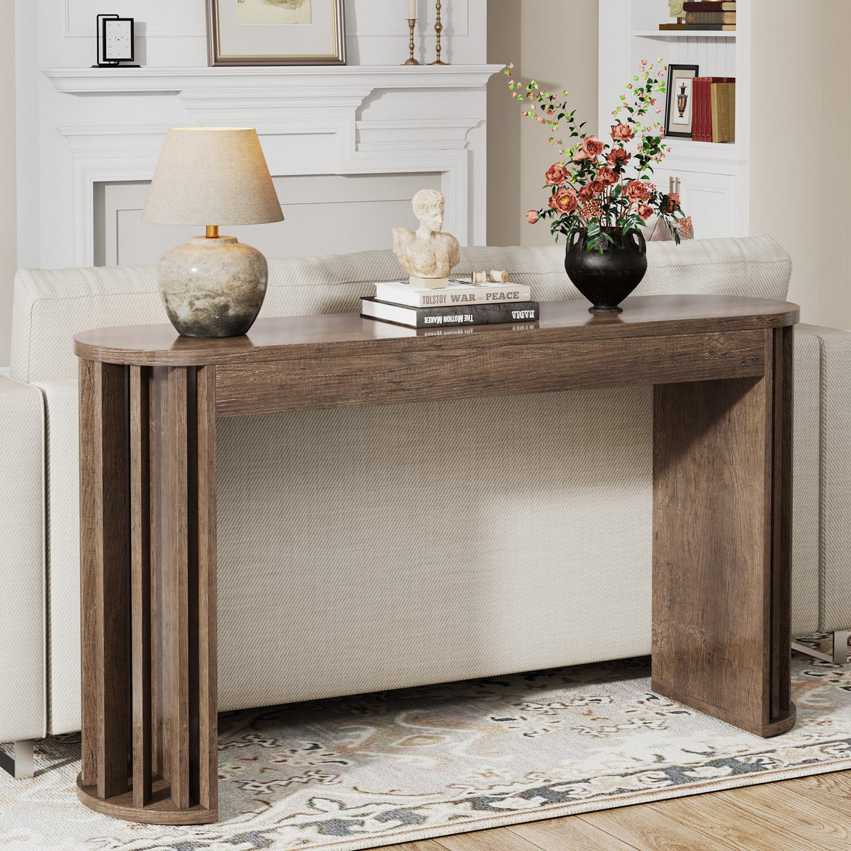 Tribesigns 59" Sofa Table, Modern Accent Table Console Tables
