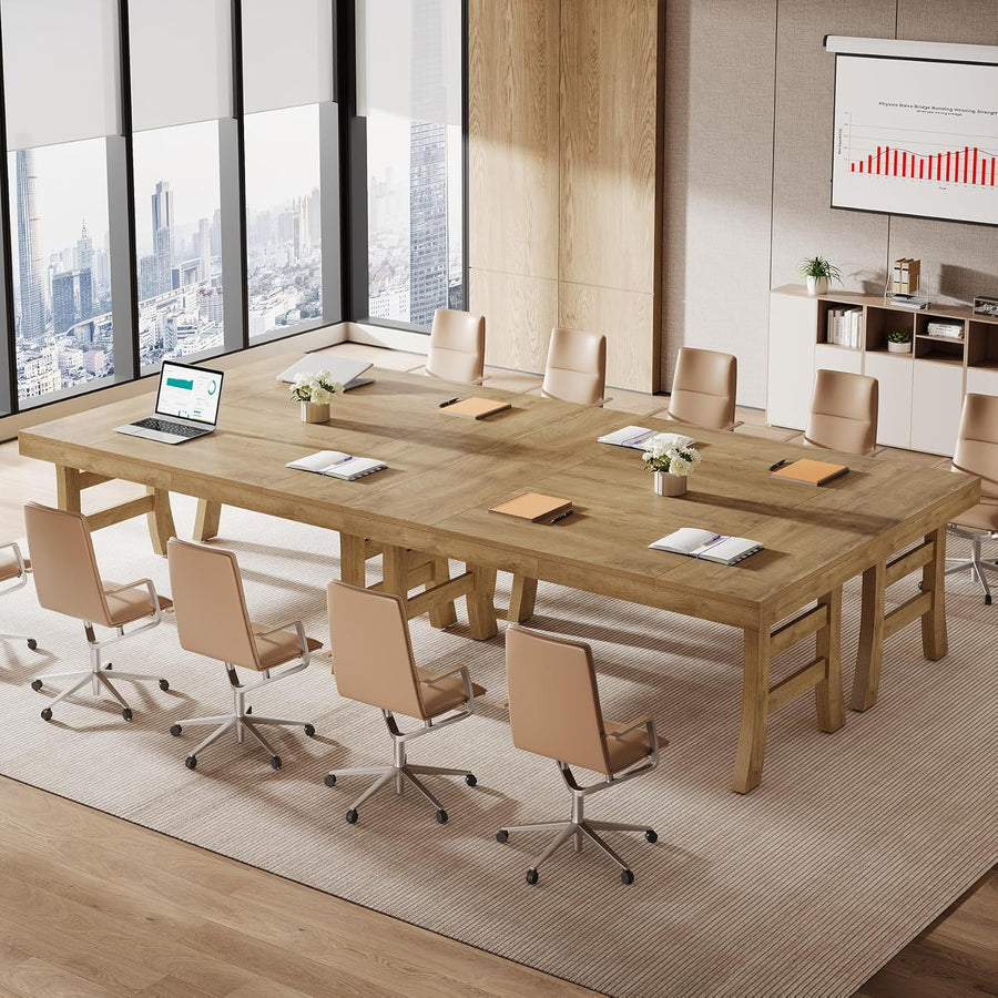 Tribesigns 63" Executive Desk, Vintage Computer Desk Writing Table ...
