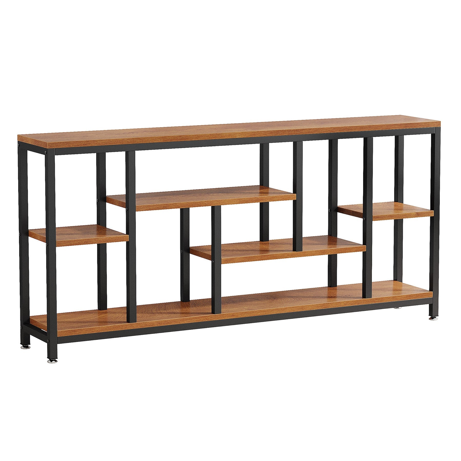 Tribesigns Console Table, 70.9" Entryway Sofa Table with 9 Shelves