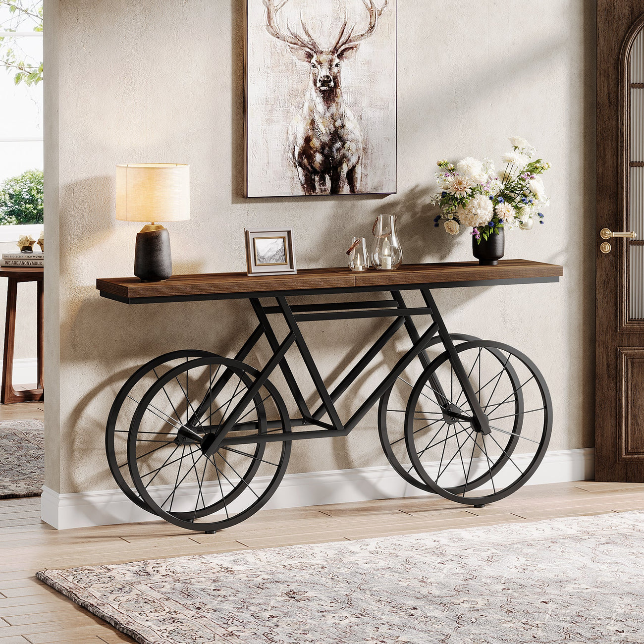 Tribesigns 70.9" Bike Console Table, Extra Long Bicycle Tables-Tribesigns