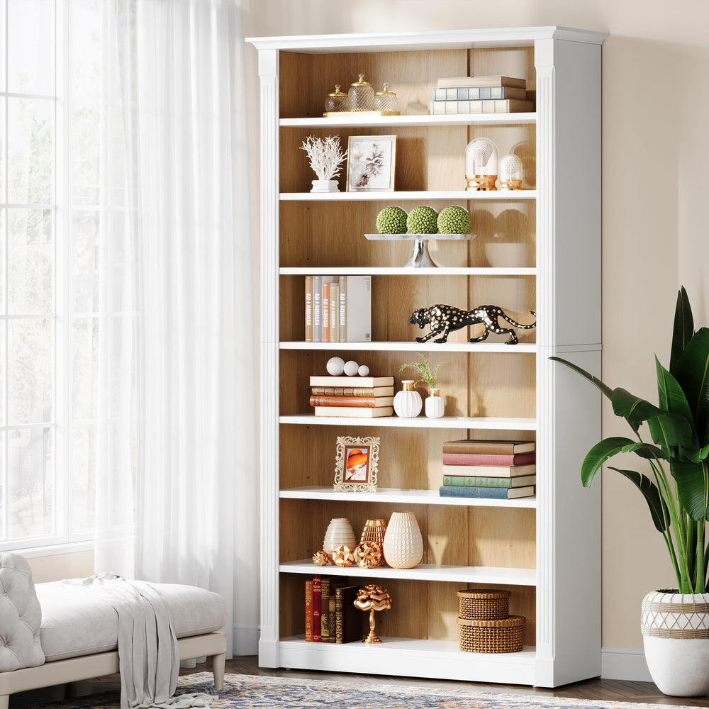 Tribesigns 70.9" Bookcase 8-Tier Bookshelf Freestanding Display Shelf ...