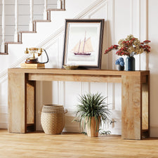 Tribesigns 70.9" Console Table, Farmhouse Sofa Table Entryway Table