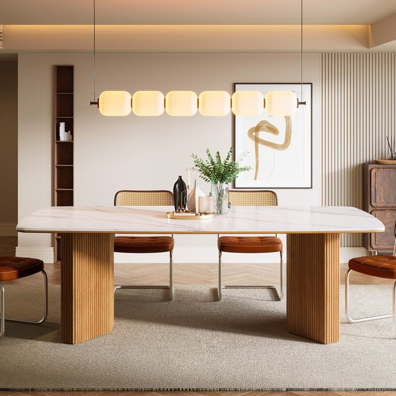 Tribesigns Sintered Stone Dining Table Sets for Dining Room