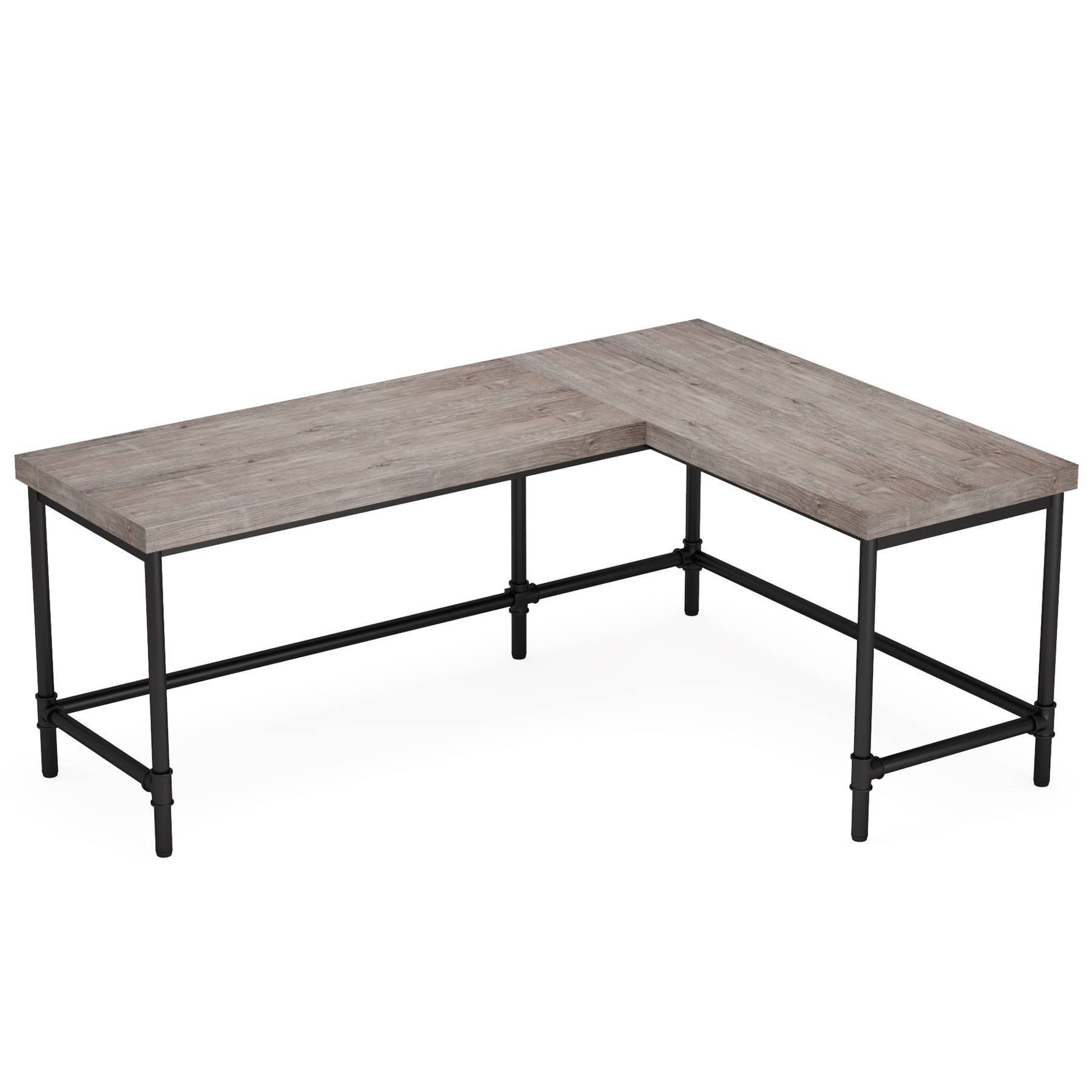 Tribesigns 67'' Reversible L-Shaped Computer Desk
