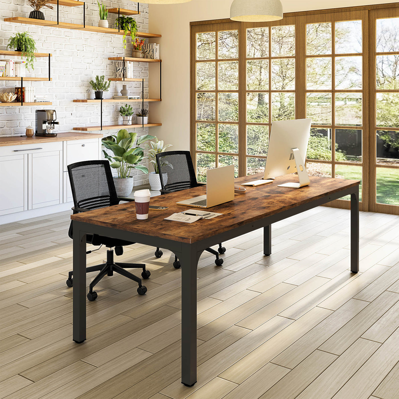 Tribesigns Executive Desk, 78.7" Computer Desk 6FT Conference Table