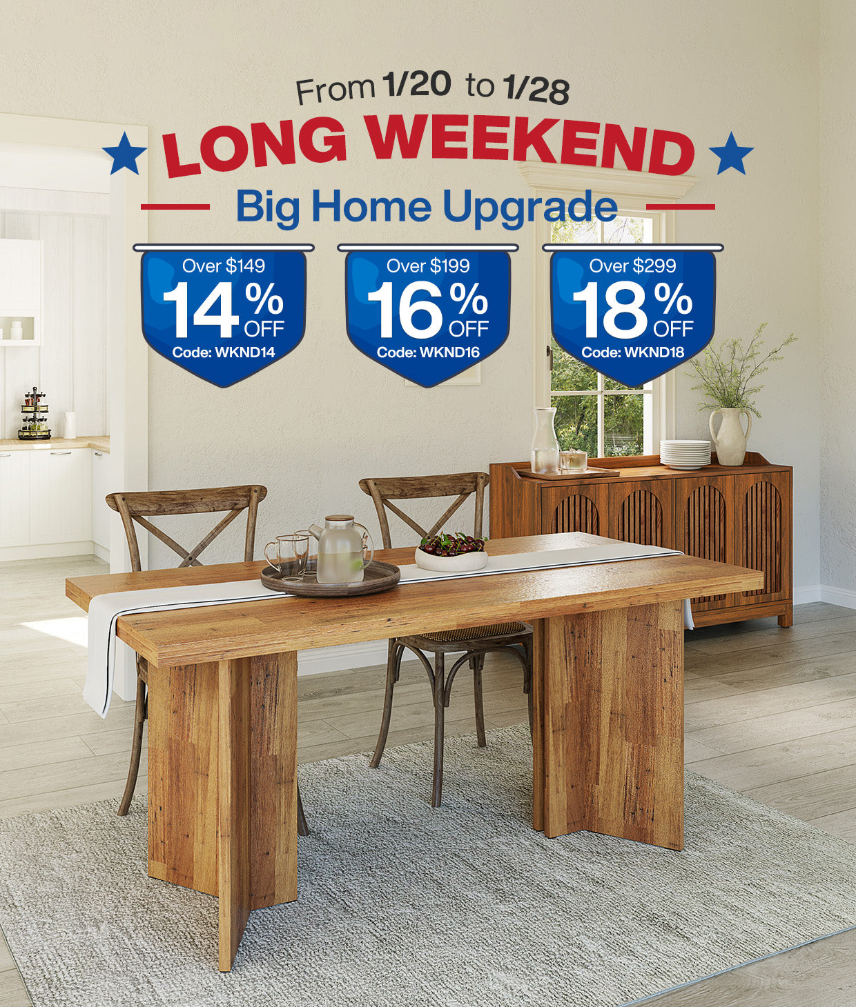 Long Weekend Sale: Big Home Upgrade Up to 50% Off | Tribesigns-Tribesigns