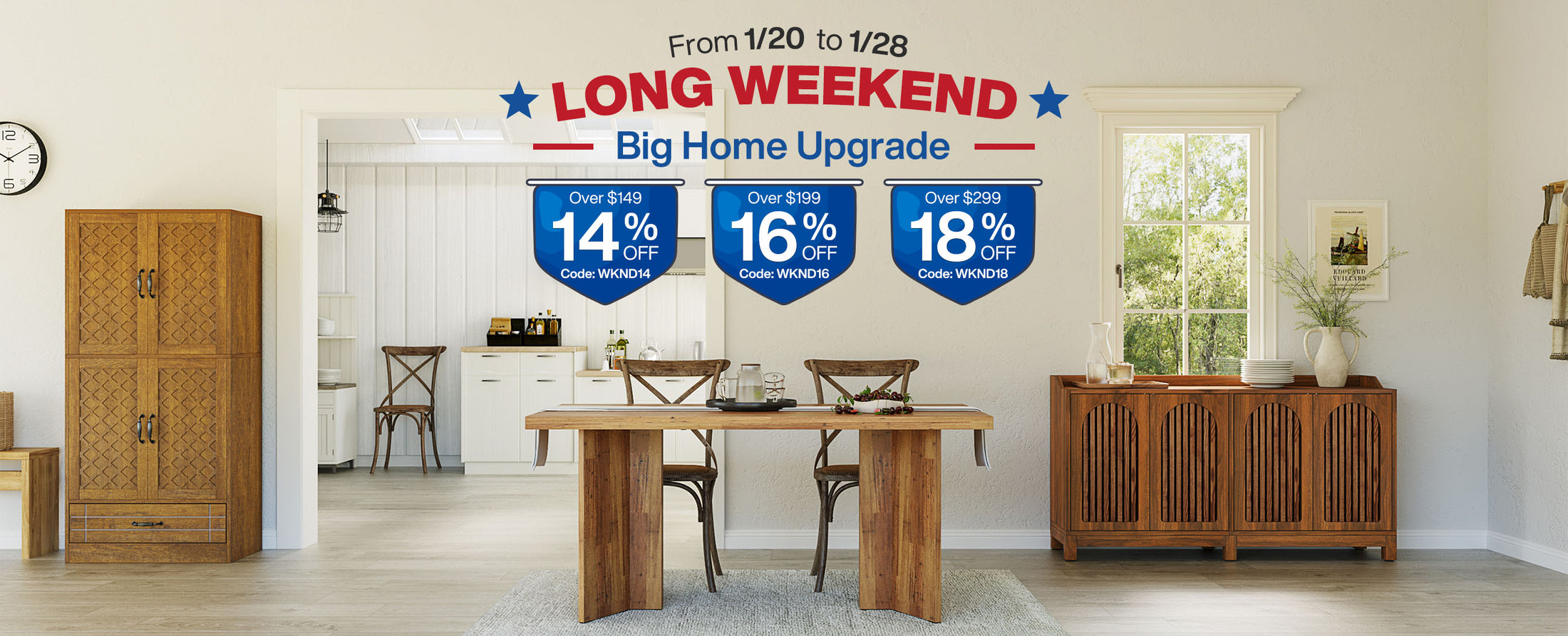 Long Weekend Sale: Big Home Upgrade Up to 50% Off | Tribesigns-Tribesigns