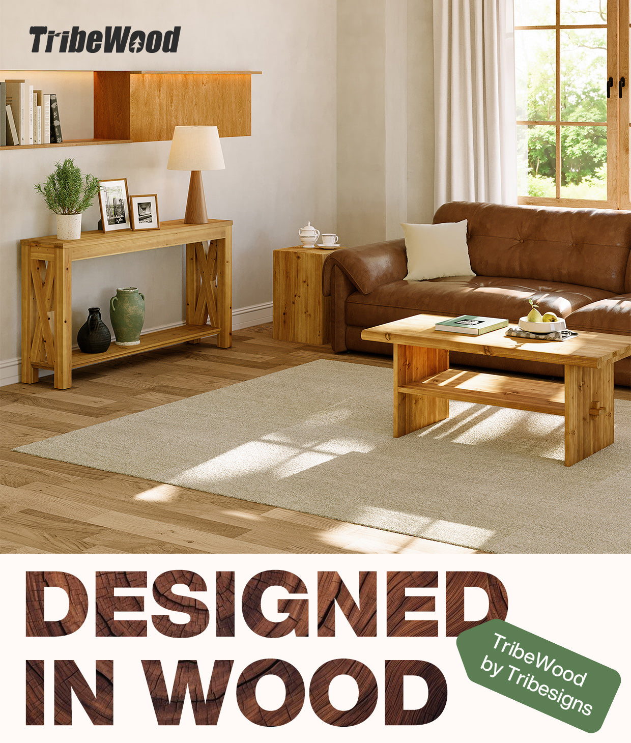 Tribewood by Tribesigns - Real Wood Furniture-Tribesigns