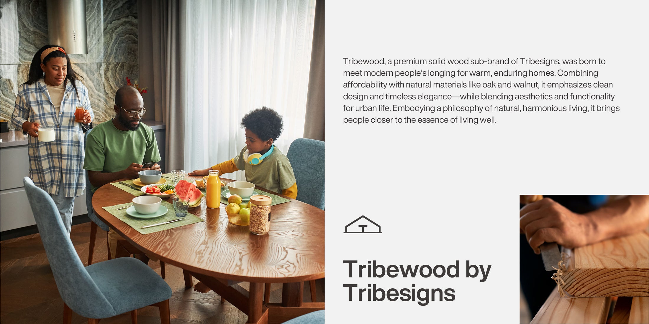 Tribewood by Tribesigns - Real Wood Furniture-Tribesigns