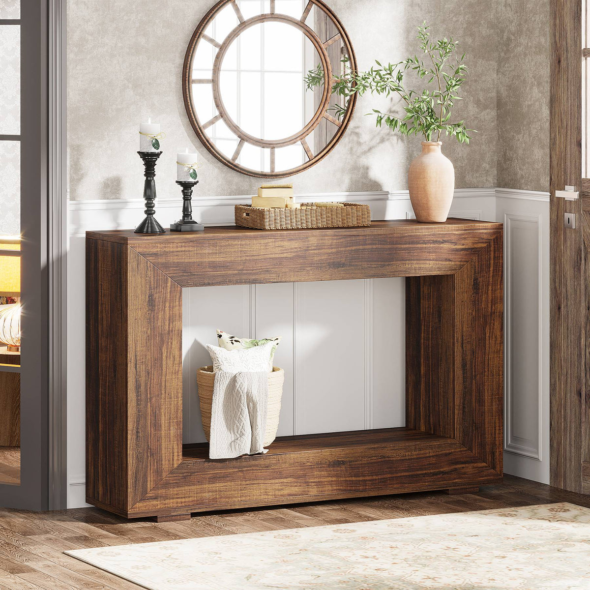 rustic sideboard table