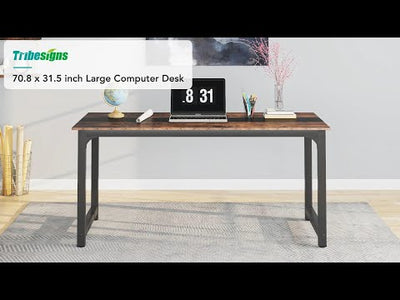 Tribesigns Modern Computer Desk, Simple Writing Desk-Tribesigns