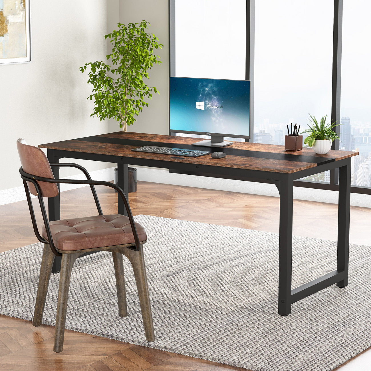 Tribesigns Modern Computer Desk, Simple Writing Desk-Tribesigns