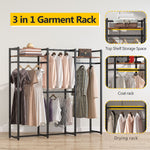 Tribesigns Freestanding Closet Organizer, Large Garment Clothes Rack