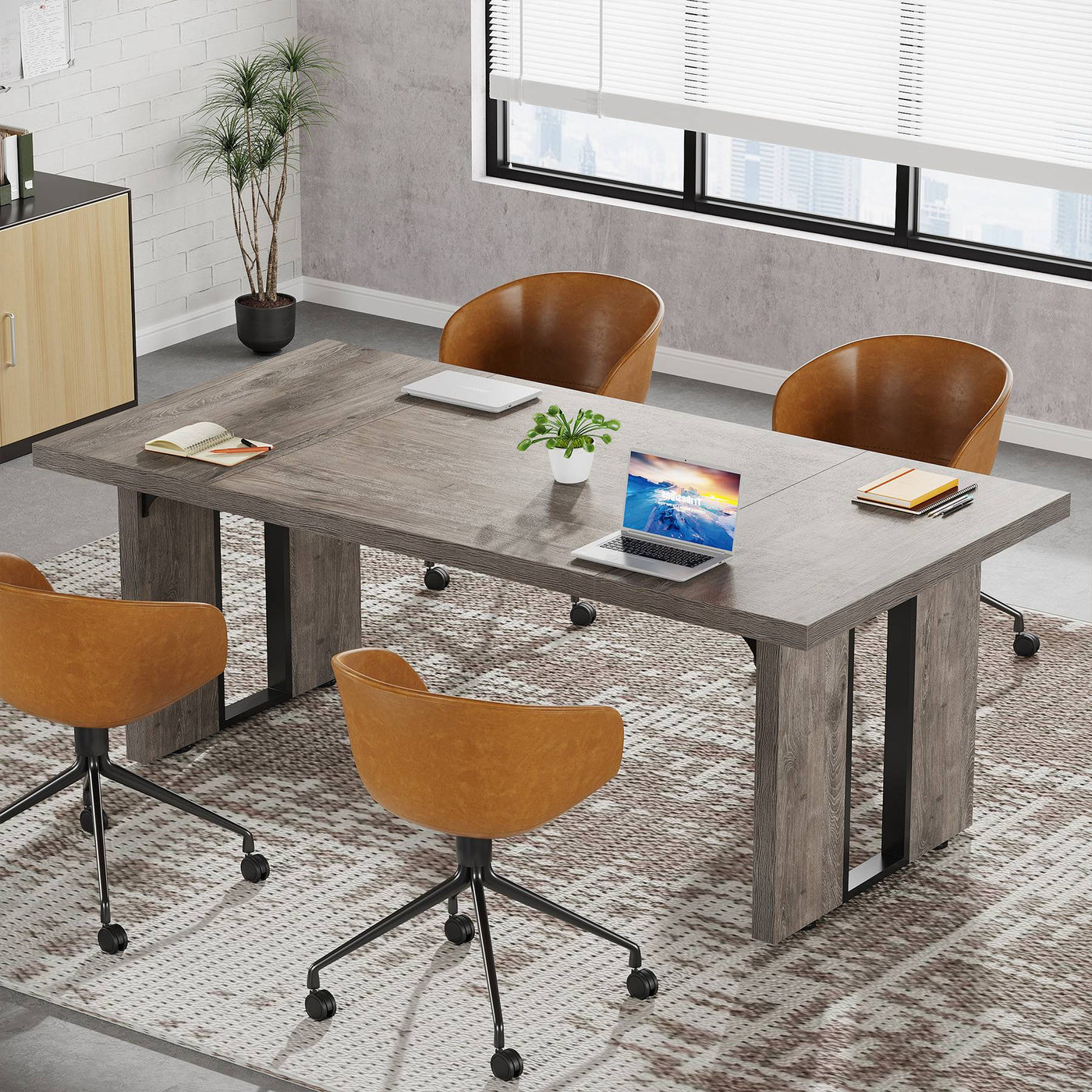 Tribesigns 70.9" Executive Computer Desk Meeting Table for Home Office