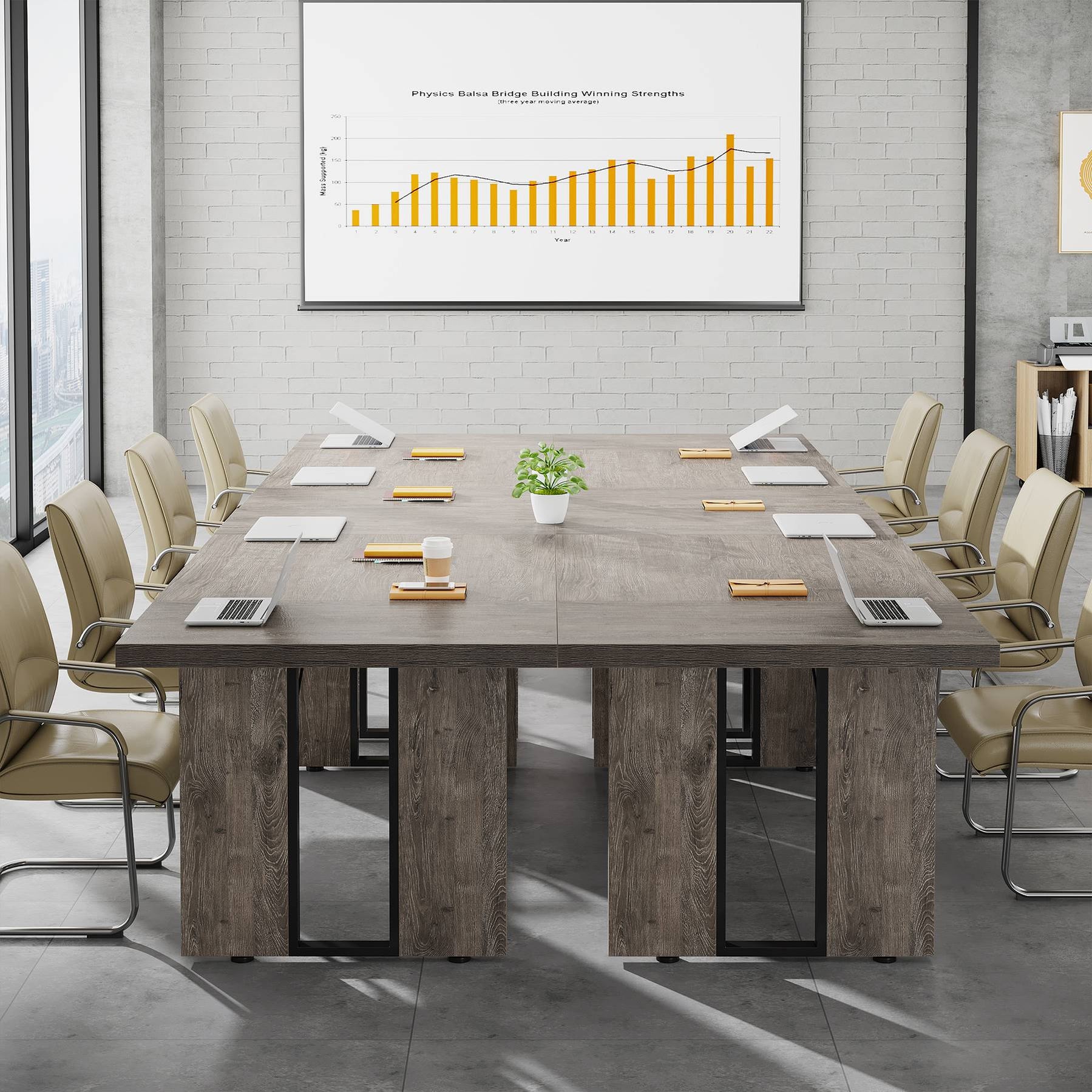 Tribesigns 70.9" Executive Computer Desk Meeting Table for Home Office