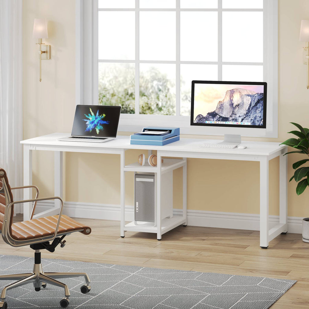2 Person Desk | Double Desk Home Office - Tribesigns
