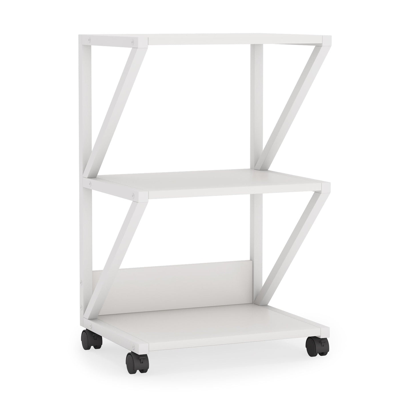 Tribesigns Printer Stand, 3-Tier Rolling Printer Cart Storage Shelf