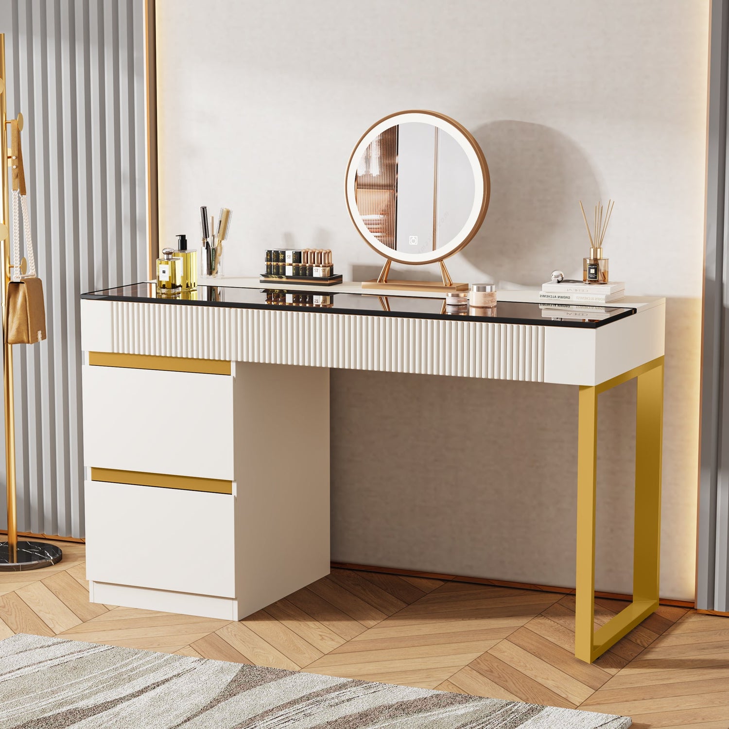 Makeup Vanity Without Mirror