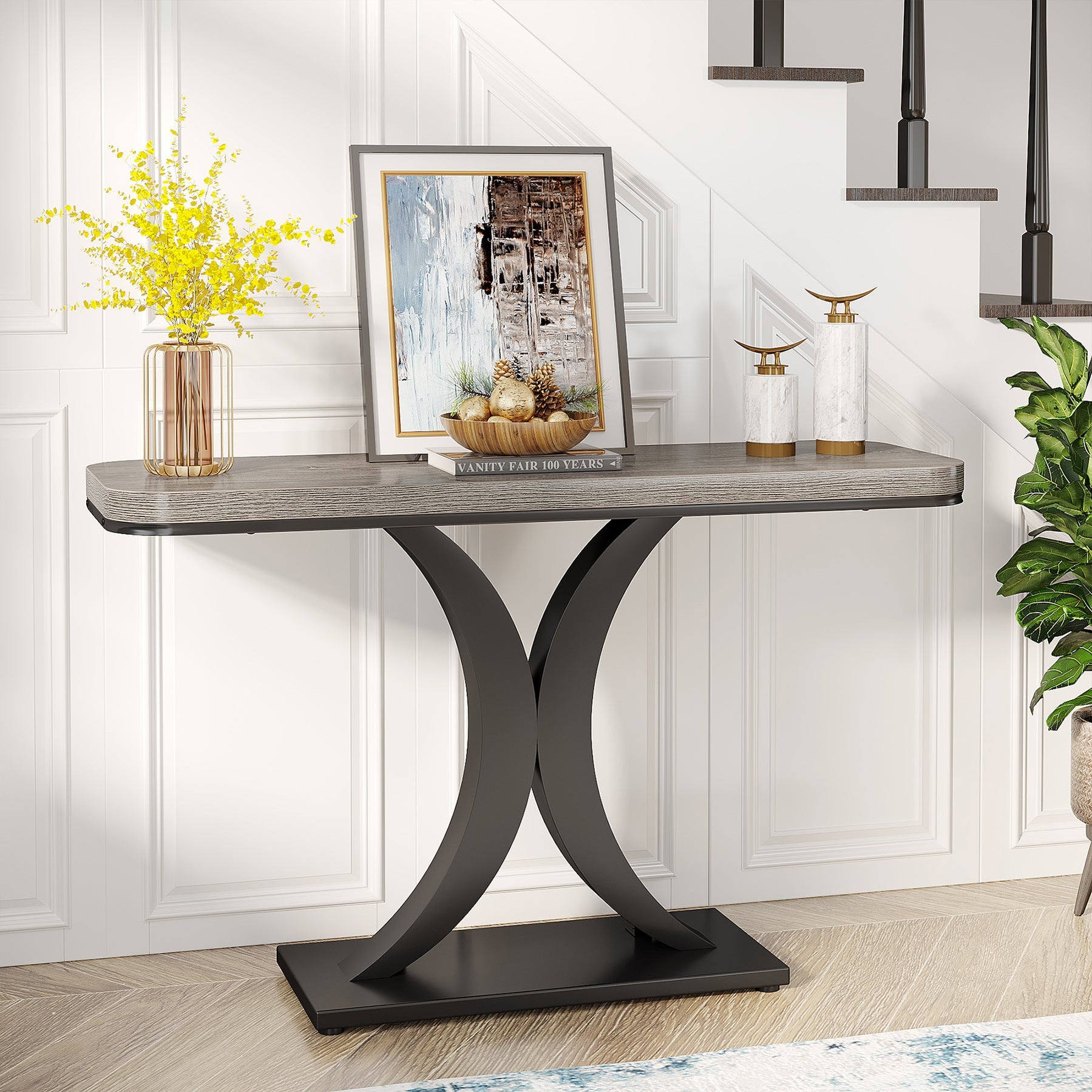 Tribesigns Console Table, 40" Narrow Entryway Foyer Table