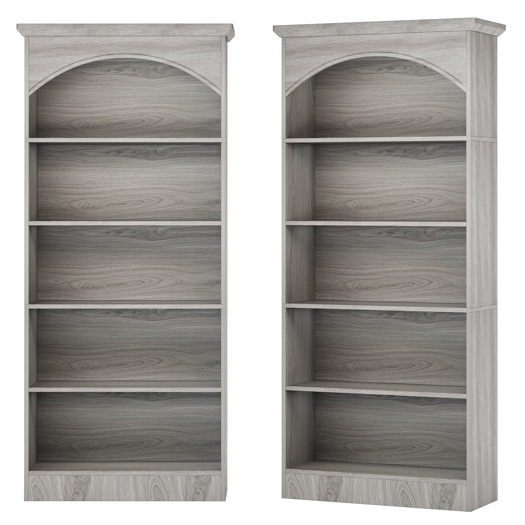 Tribesigns Bookcase, 70.9" Tall Bookshelf with 5-Tier Storage Shelves
