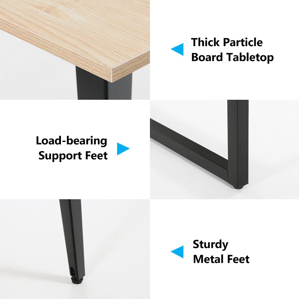 Tribesigns 8FT Conference Table, Boat Shaped Meeting Room Table