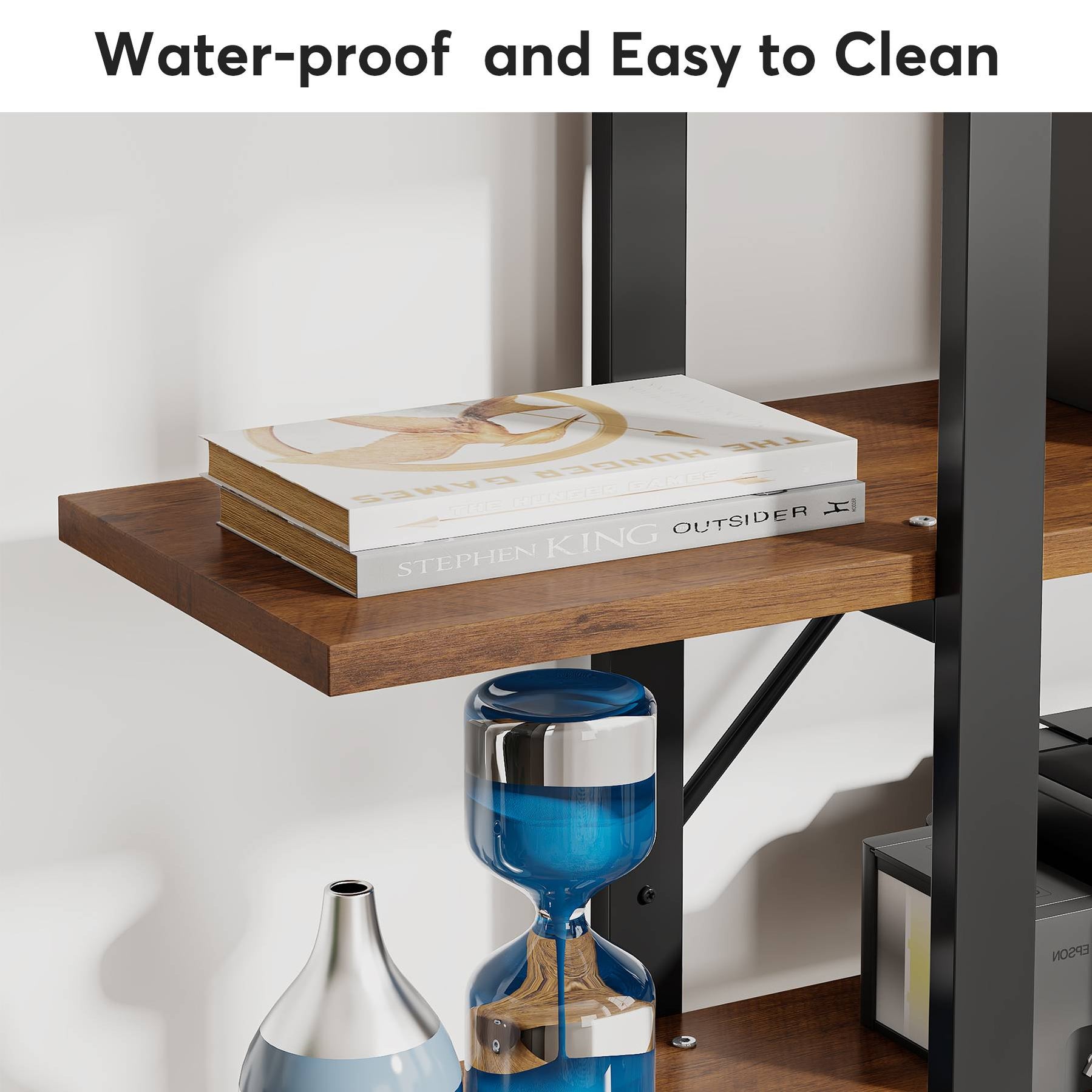 Tribesigns 5-Tier Bookshelf Open Etagere Bookcase