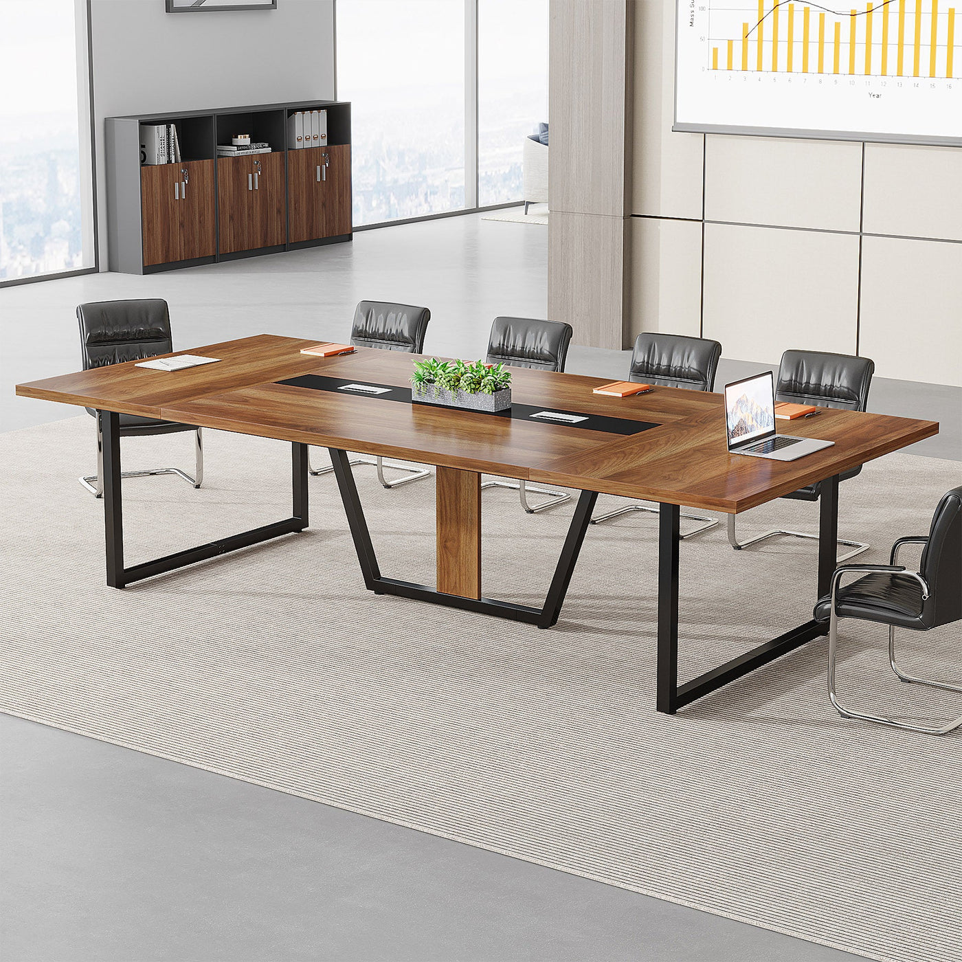 Tribesigns 8FT Conference Table, 94.49" Meeting Table for 10 People
