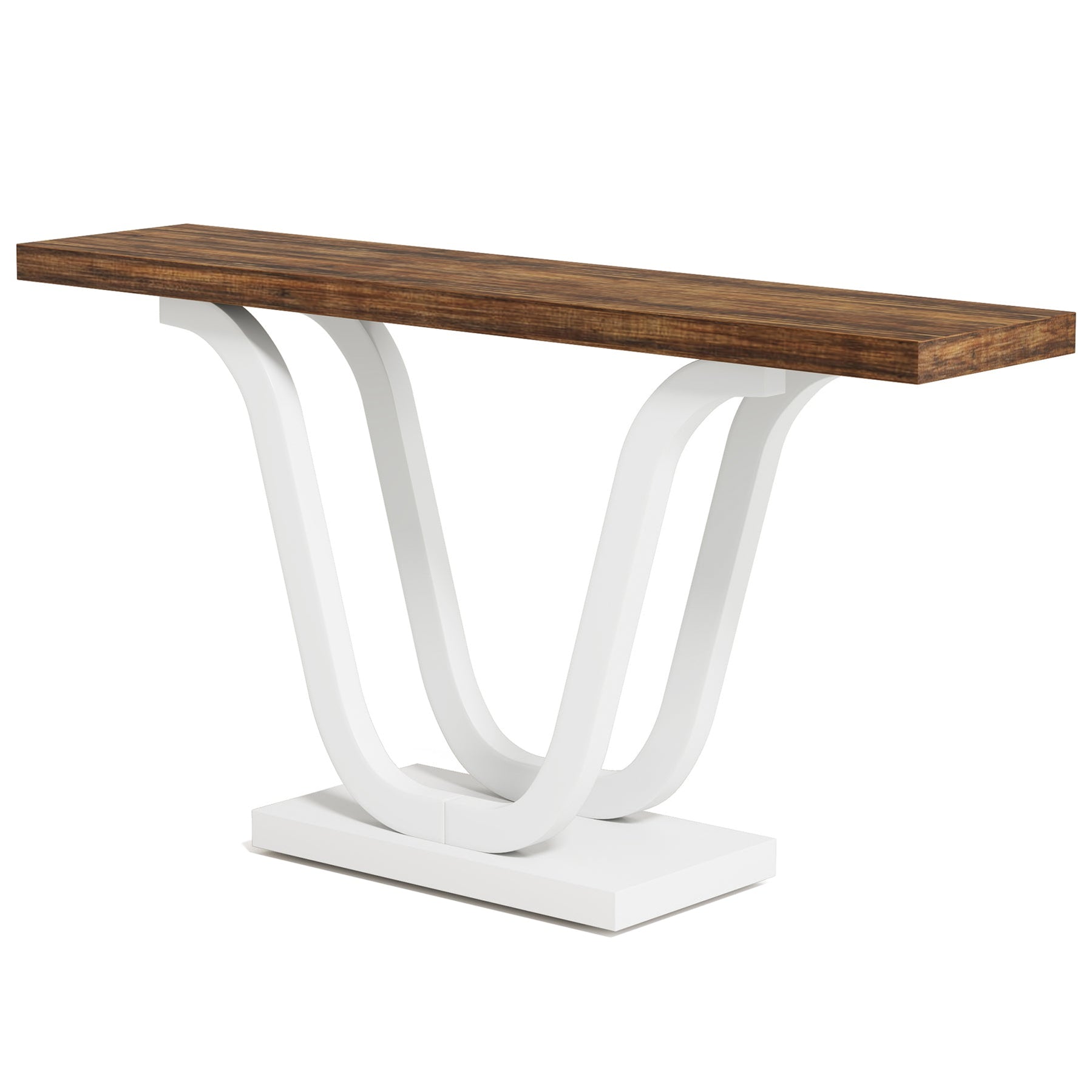 Tribesigns Console Table, 55 Inch Farmhouse Sofa Table Hallway Table